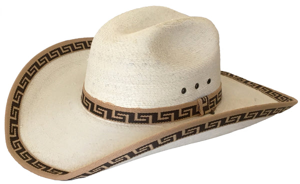 Premium Sahuayo Mexican Palm Straw Vaquero Cowboy Hat – headchange.com